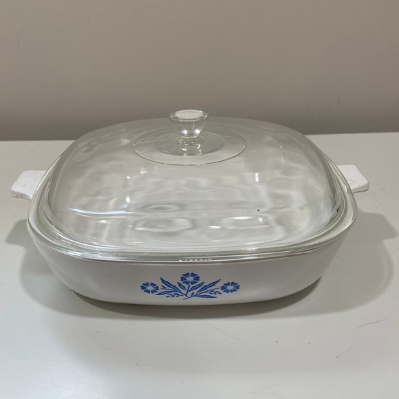 Corningware | Kitchen | Corning Ware Casserole Dish Blue Cornflower Pb ...